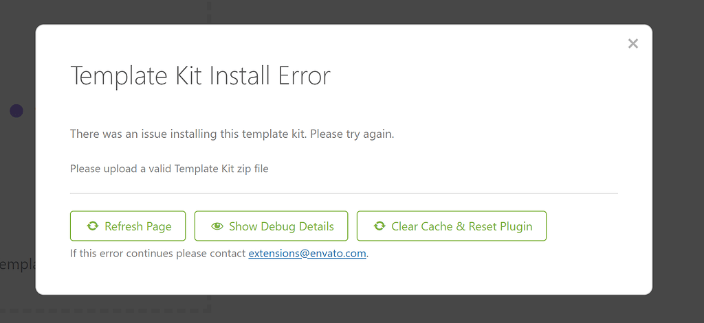 Error al intentar instalar Templates de Envato - Soporte - Foro OrbitaPixel