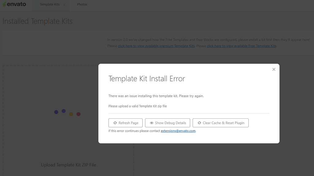 Error template-kit envato - Soporte - Foro OrbitaPixel